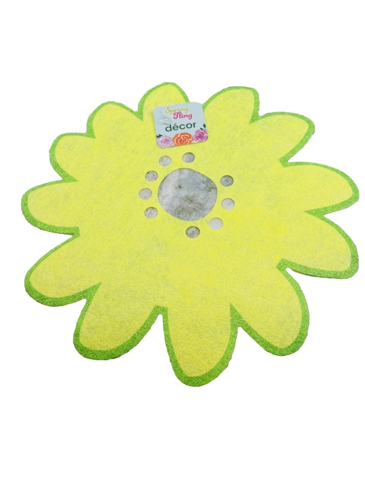 14” Spring Fling Colorful Flower Felt Material Decoration Children ...