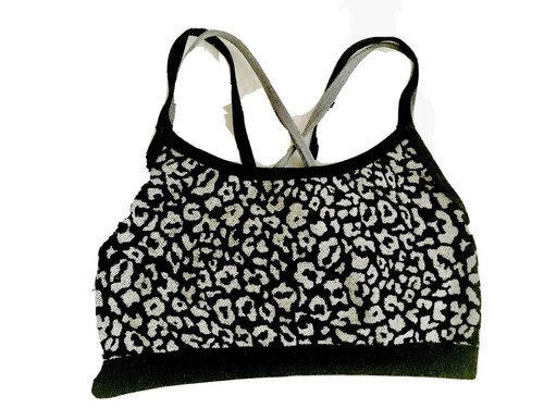 Fabletics High Support Bra Women's Size Small Black/Gray Performance ...