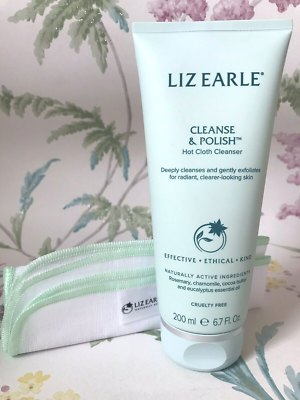 GENUINE Liz Earle Cleanse And Polish Hot Cloth Cleanser With Muslin ...