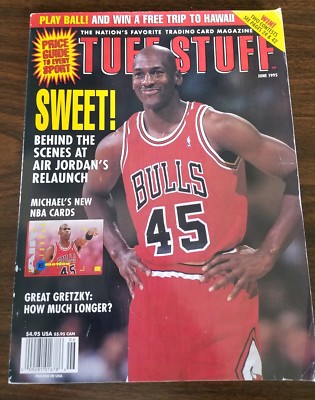 Tuff Stuff Magazine June 1995 Michael Jordan Cover Chicago Bulls | eBay