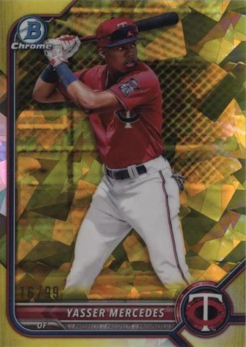 2022 Bowman Chrome Draft Sapphire Edition - Yasser Mercedes #BDC-11 ...