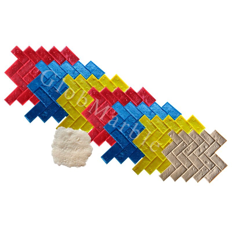 Herringbone Brick Pattern Concrete Stamps SM 4100. Stamped Brick ...