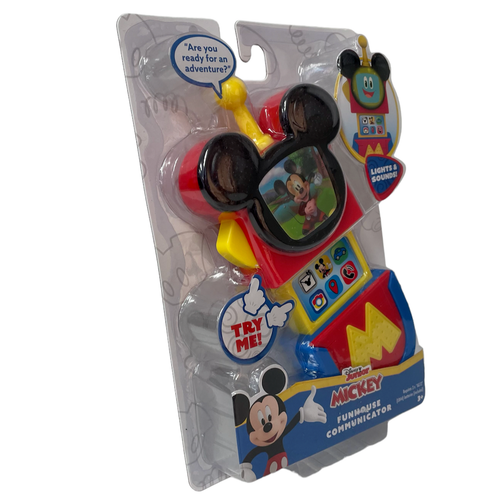 Disney Junior Mickey Mouse Funhouse Communicator Toy New In Sealed Pkg ...