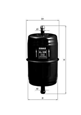 MAHLE Fuel Filter For JEEP SKODA Cherokee Comanche Grand I Wrangler II ...