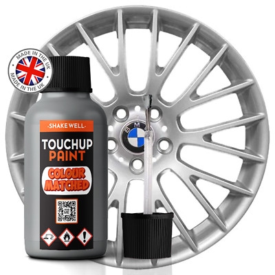 BMW Reflex Silver A44 Alloy Wheel Touch Up Paint 30ML Curb Scratch M ...