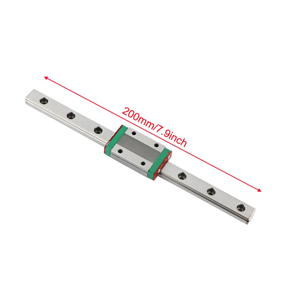 12mm Miniature Linear Slide Rail Guide + MGN12H Sliding Block DIY 3D ...