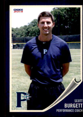 2014 Pulaski Mariners Choice #30 Scott Burgett Peoria Arizona AZ ...
