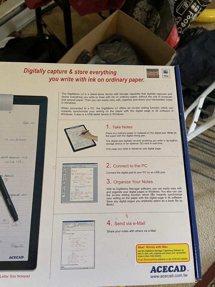 DigiMemo L2 - Digital Notepad (new never opened) | eBay