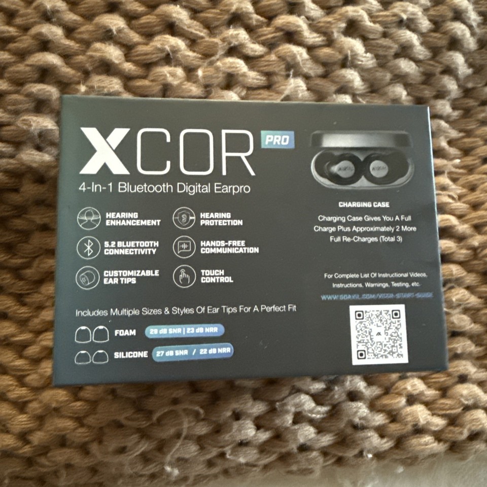 AXIL XCOR PRO Wireless Tactical Earbuds w/ Touch Controls & Bluetooth ...
