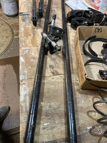 Yakima RailGrab Roof Rack Cross Bar System 58” Round Bars for bikes and ...