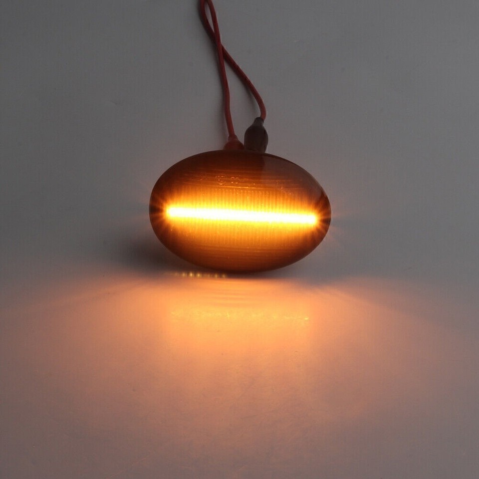 Dynamic LED Marker Signal Lamp Amber Lights For MINI Cooper R55 R56 R57 ...