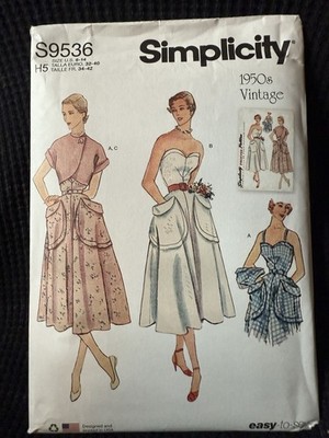 SIMPLICITY PATTERN 9536 SUNDRESS BOLERO RETRO 50S SIZES 6-14. New | eBay