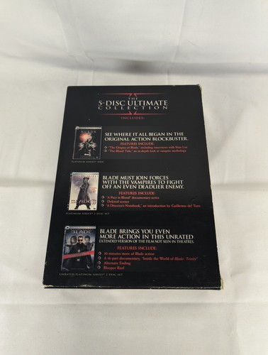 Blade Trilogy The Ultimate Collection 3 Movie DVD Set | eBay