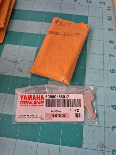 1 New Old Stock Genuine OEM Yamaha Marine Key #827 90890-56017 | eBay