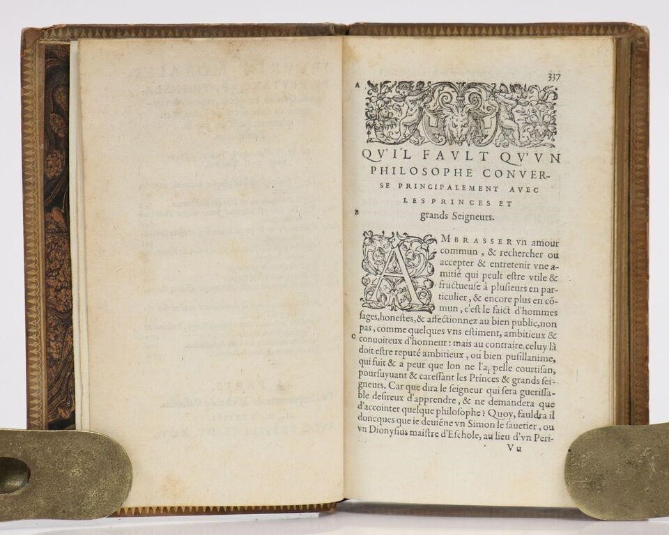 Antique Book 1500s - 1574 Plutarch Works Set Volumes 1-3 | eBay