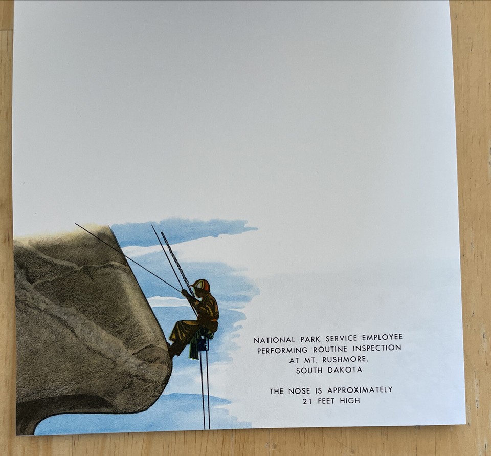 MOUNT RUSHMORE Note Pad #4861 Vintage Vagabond Stationery | eBay