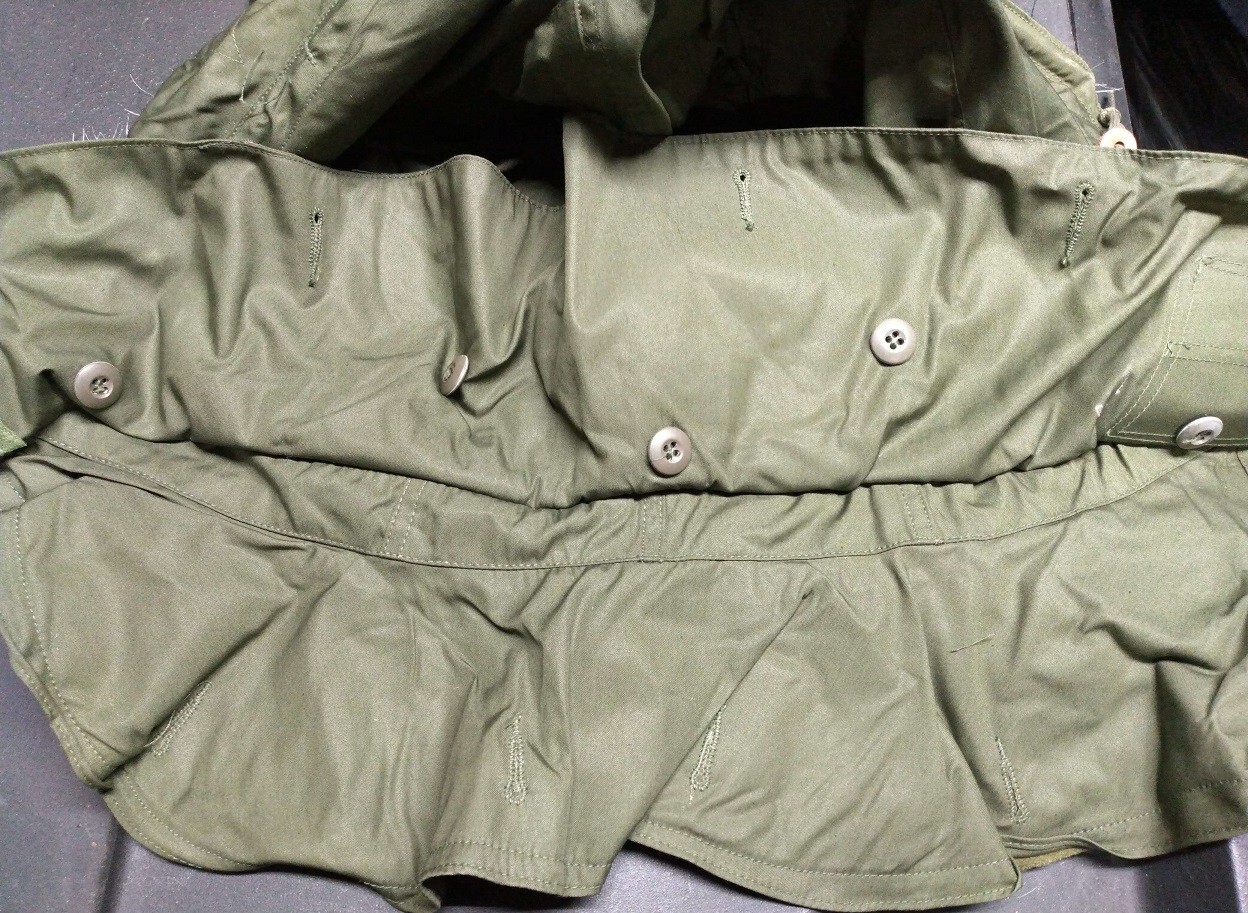 US Military Hood Extreme Cold Weather W/Synthetic Fur Ruff OG107 | eBay