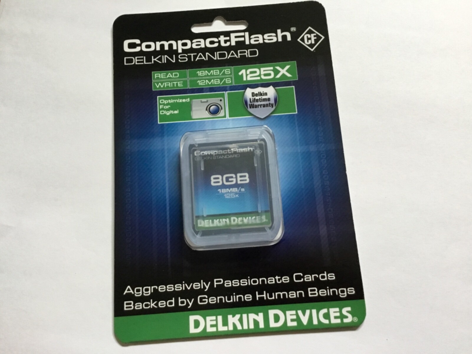 1pcs NEW 8gb Delkin devices CompactFlash CF Memory Card for DSLR NIKON ...