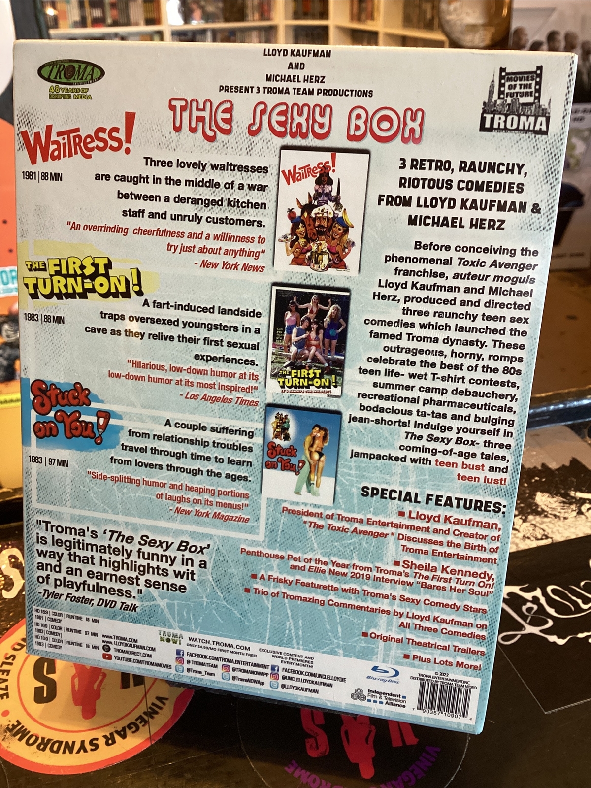 THE SEXY BOX BLU-RAY TROMA 80’s SEX COMEDY TRILOGY BOX SET BRAND NEW ...