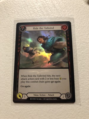 Ride The Tailwind EVR044 Red Foil Everfest Flesh And Blood FAB Ninja ...