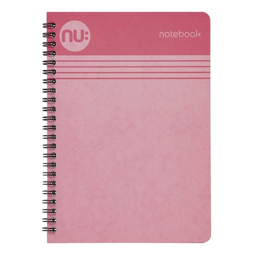 NU Notebooks - Cloud Pastels Range - A5 Pink Notebook - Wirebound ...