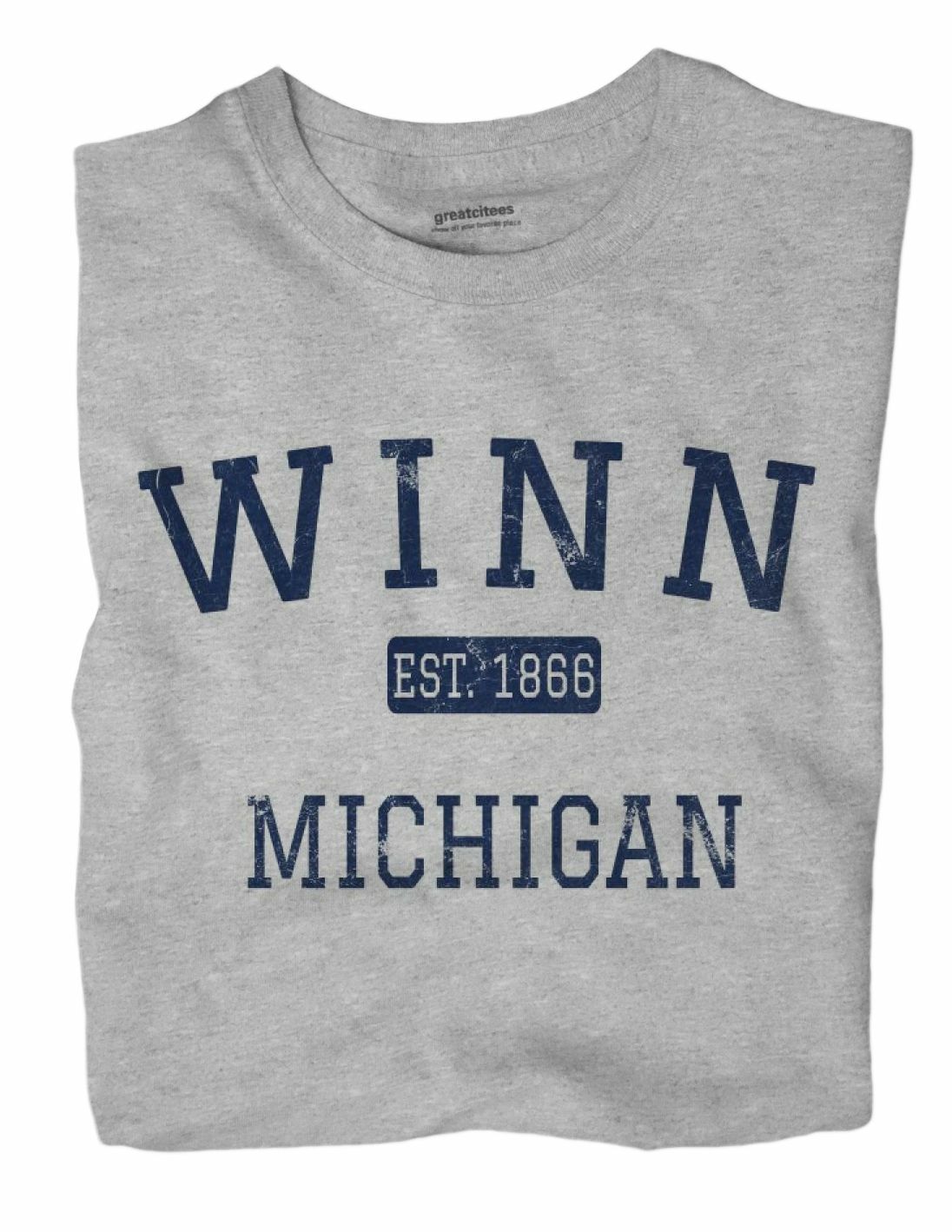 Winn Michigan MI T-Shirt EST | eBay
