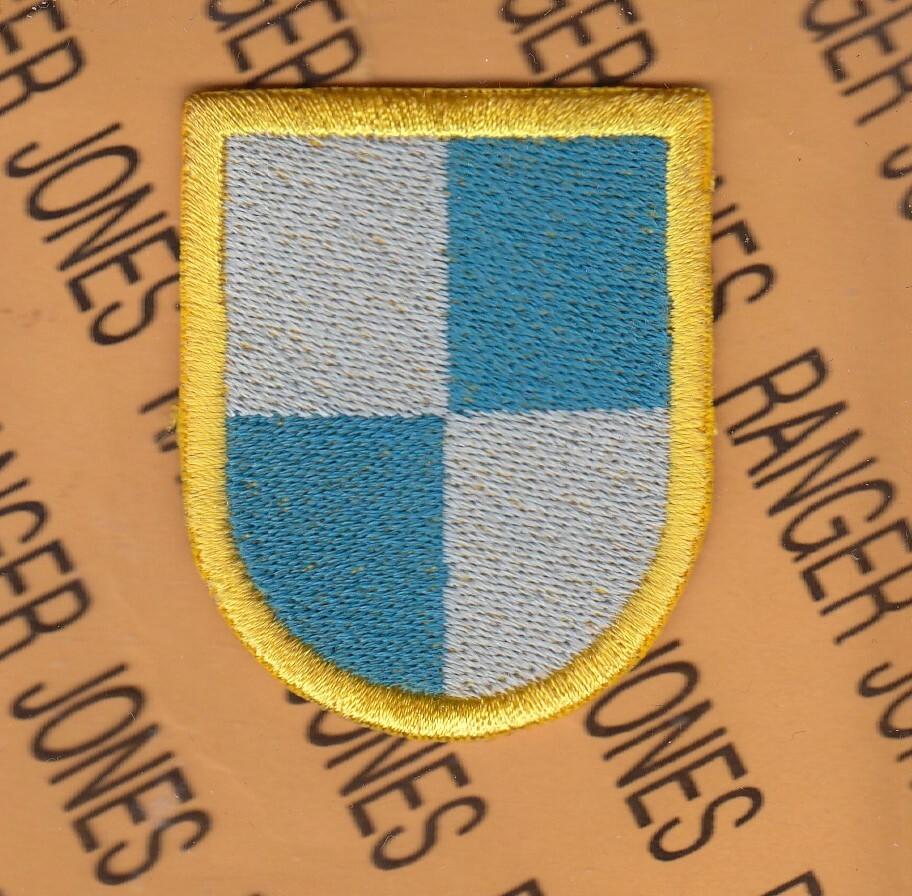 501st Military Intelligence MI LRSD Airborne BIP beret flash patch c/e ...