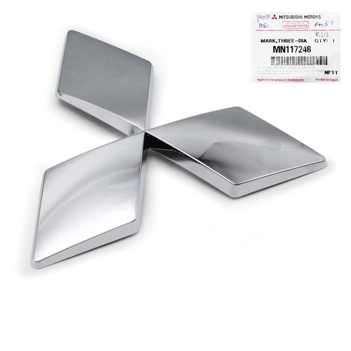 Front Logo Emblem Chrome Genuine Trim Fits Mitsubishi L200 Strada 1996 ...