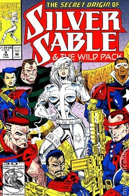 Silver Sable and the Wild Pack #9 VF 1993 Stock Image | eBay