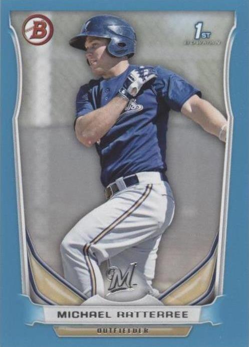 2014 Bowman - Prospects Michael Ratterree #BP89 Blue /500 (RC) for sale ...