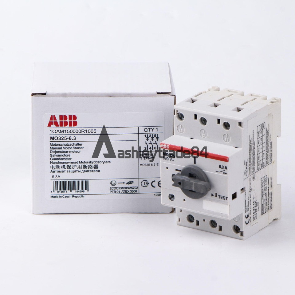 1PC NEW ABB MO325-6.3 Circuit Breaker 6.3A 690V IN BOX | eBay