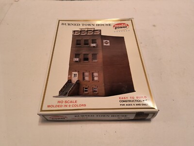 Model Power Burned Townhouse - Kit #466 - HO Scale | eBay
