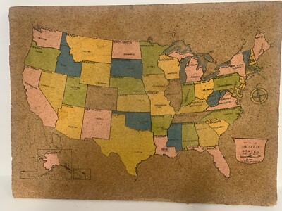 Entire US - Vintage School Map