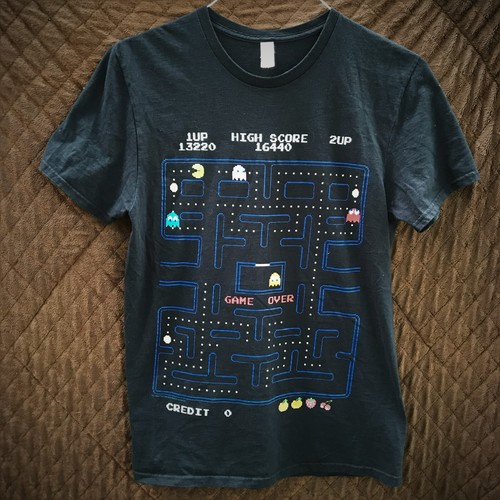 Pac-Man Game Over High Score Retro Gaming Graphic Pri… - Gem