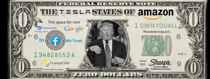 Zero Dollar Bill Trump And His Oligarchs- Bezos Zuckerberg Musk Pichai POS Men | eBay