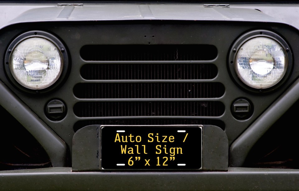 Any State Any Color Customized Aluminum LICENSE PLATE TAG Auto ATV ...