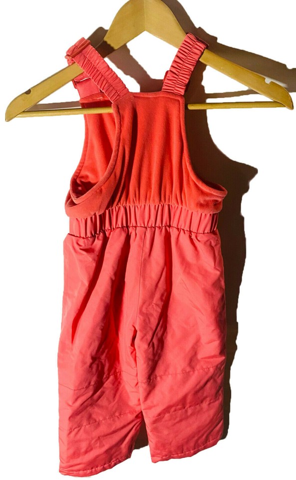 Slalom Girls Pink Snowboard Snow Ski Jumpsuit Sleeveless Zip snow Bib ...