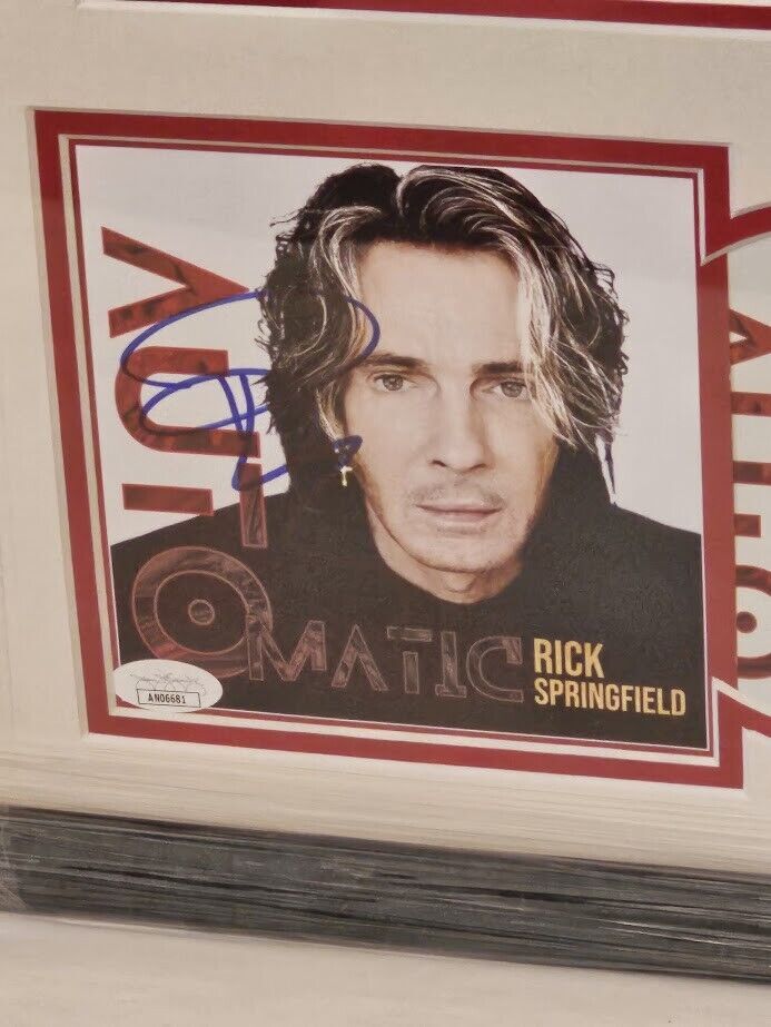 Rick Springfield Signed Autographed Automatic CD Framed JSA Certified ...