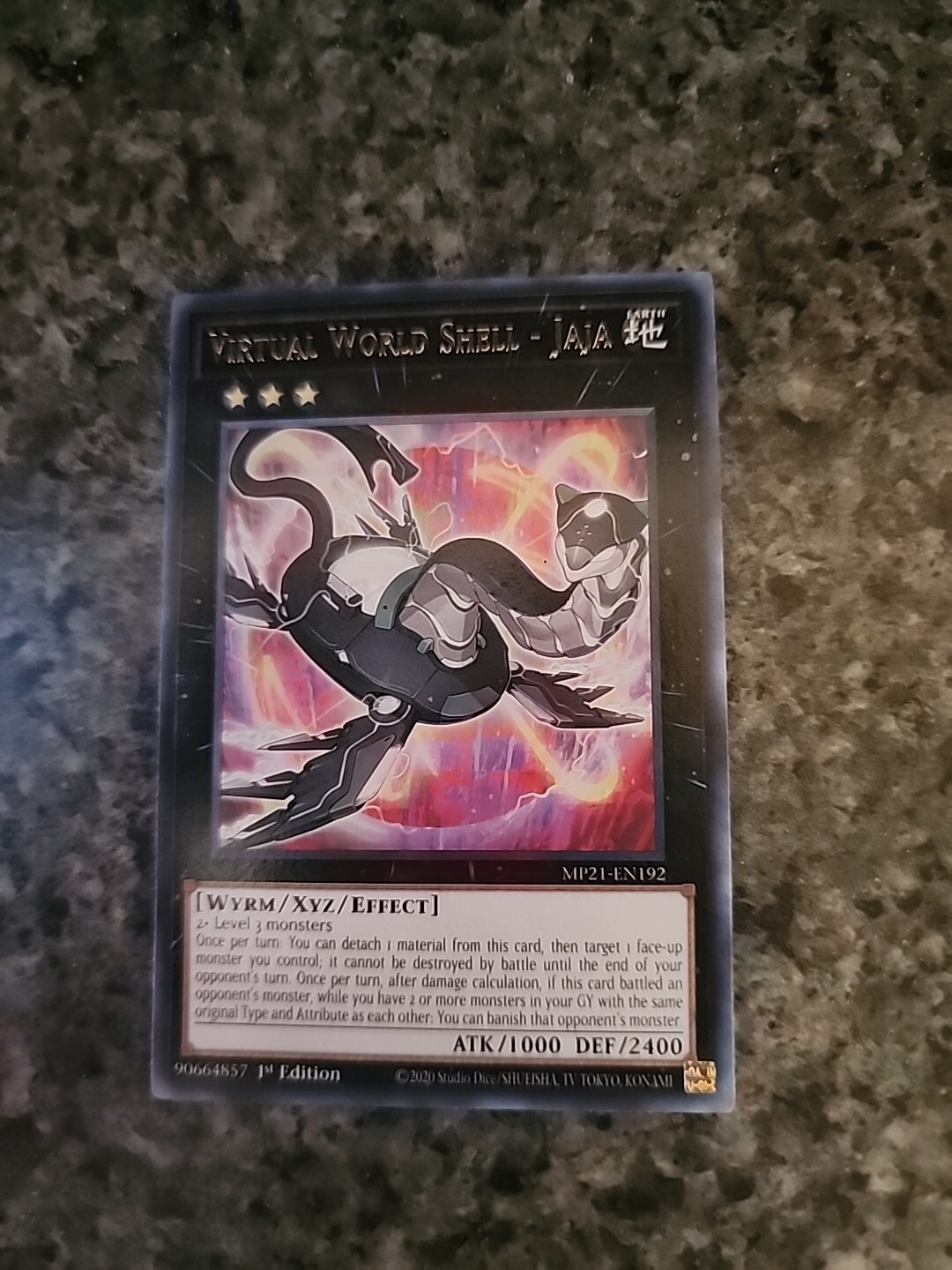 Yugioh - Virtual World Shell - Jaja - MP21-EN192 - Rare 1st Edition yb9 ...