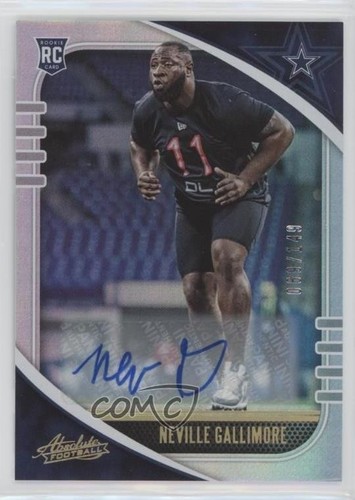 2020 Panini Absolute Signatures Spectrum /149 Neville Gallimore Rookie ...