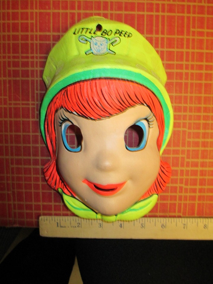 halloween mask LITTLE BO PEEP Mother Goose Nursery Rhyme (1 item unused ...