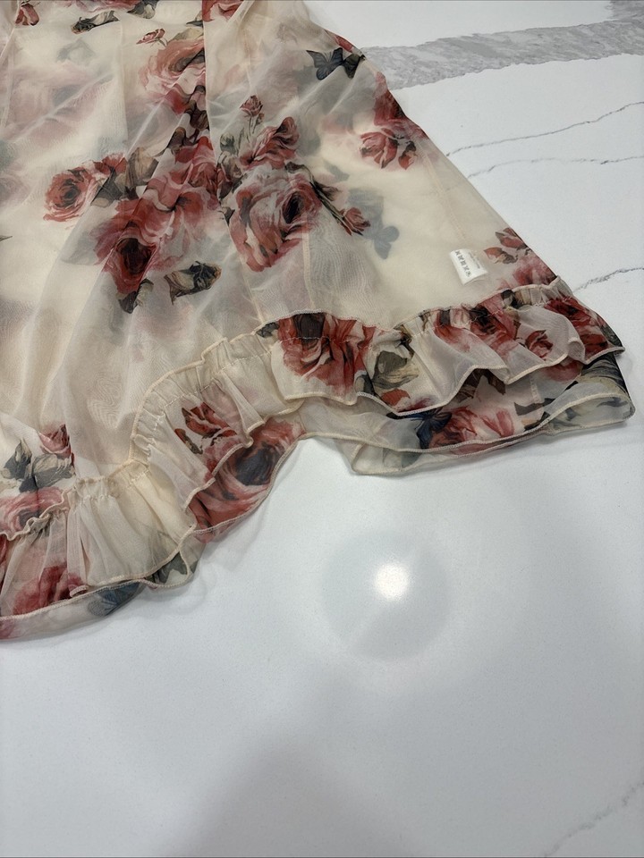 See Through Rose Lingerie Size Medium | eBay