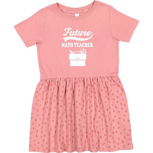 Inktastic Future Math Teacher Toddler Dress Mathematician Shower ...