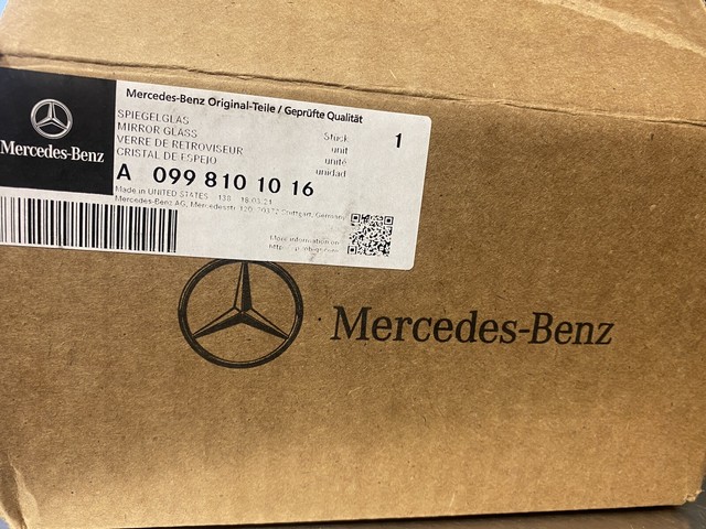 Mercedes-Benz 0998101016 Genuine OEM Mirror Glass for sale online | eBay