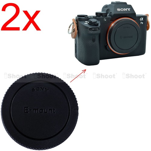 2x Body Cover Cap for Sony E-mount Micro SLR Camera a7RII a7II a7R a7S ...