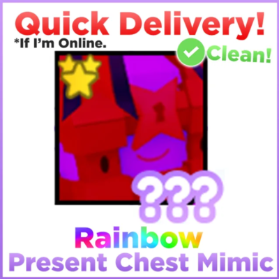Roblox PSX Pet Simulator X RAINBOW Huge Present Chest Mimic *EXTREMELY ...