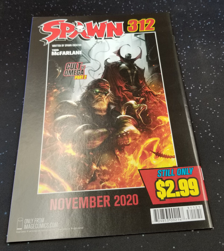 Spawn #311 Imaige Comics 2020 Chadwick Boseman tribute cover Raw Comic ...