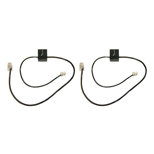 2 pcs Plantronics 86007-01 Telephone Interface Cable for CS530 W720 ...