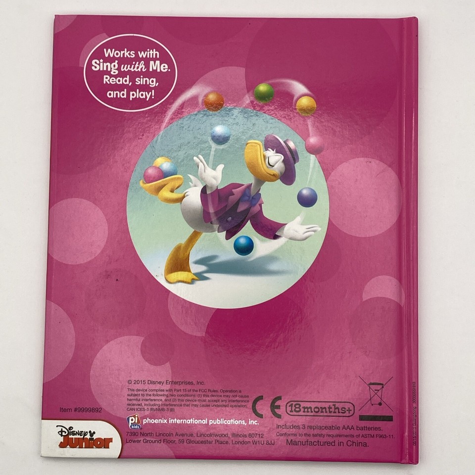 Lot of 8 Disney Junior Sing With Me Books Minnie Mickey Mouse Clubhouse ...