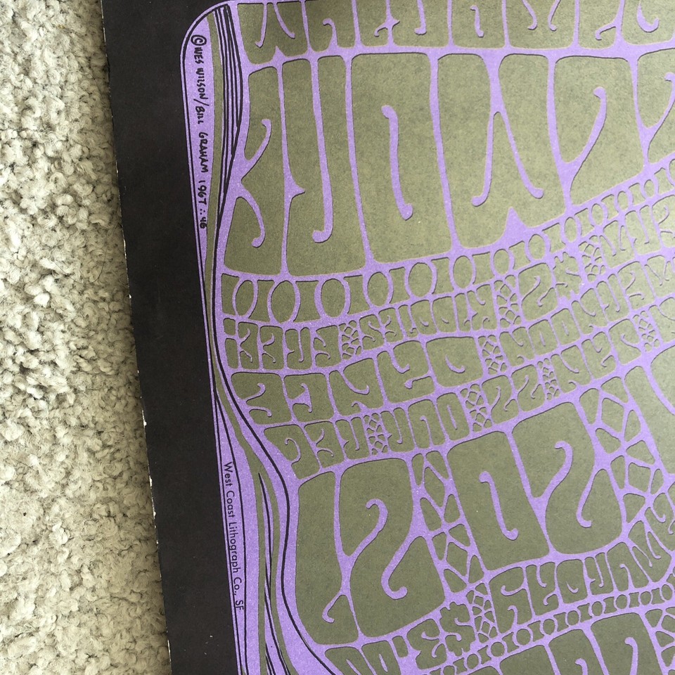 The Paul Butterfield Blues Band Poster Jan 20 1967-Original-Fillmore ...